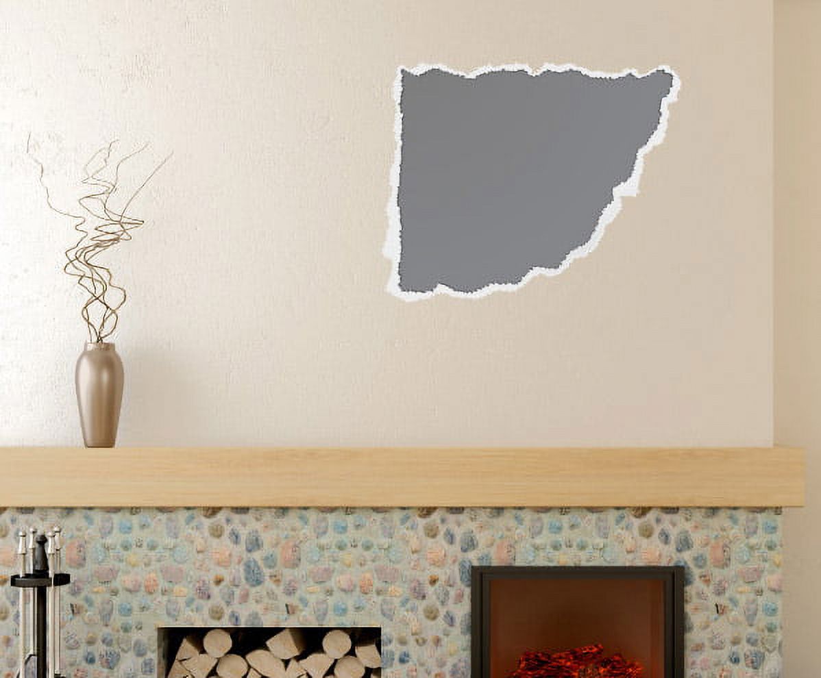 Paper Torn Wall Decal - Vinyl Decal - Car Decal - Idcolor008 - 25 ...