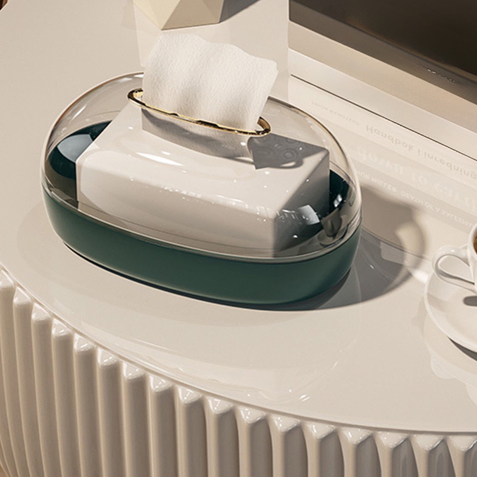 Paper Towel Box Wall Mounted Transparent Household Draw Box, Modern ...