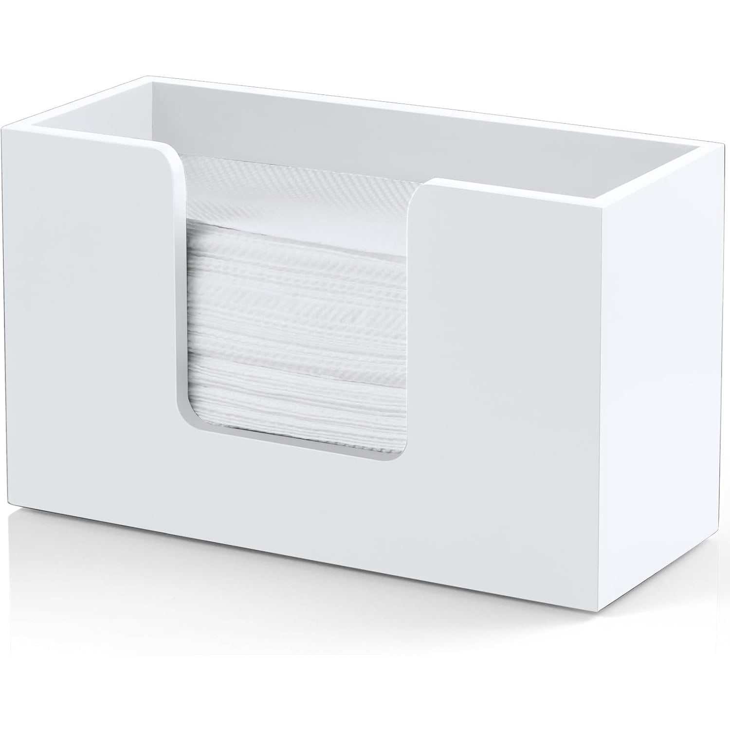 Paper Towel Dispenser Countertop, Wooden Bathroom Paper Towel Holder ...