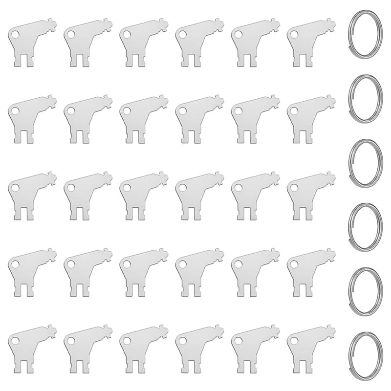 Paper Towel Dispenser Key,30Pcs Universal Key with 6 Rings for and ...