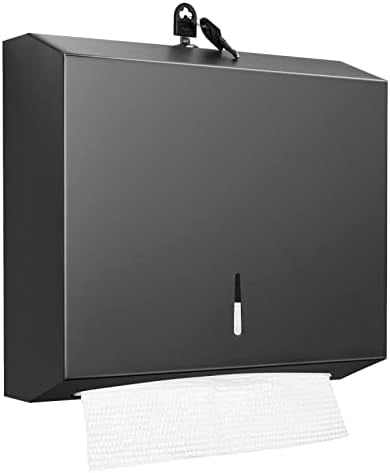 Paper Towel Dispenser Wall Mount Commercial, C Fold Multifold Hand ...