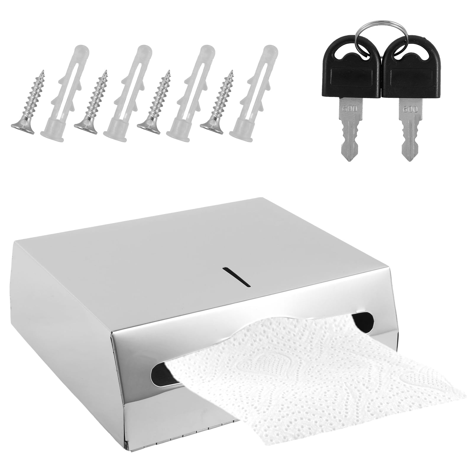 Wall Mount Bathroom Paper Towel Dispenser