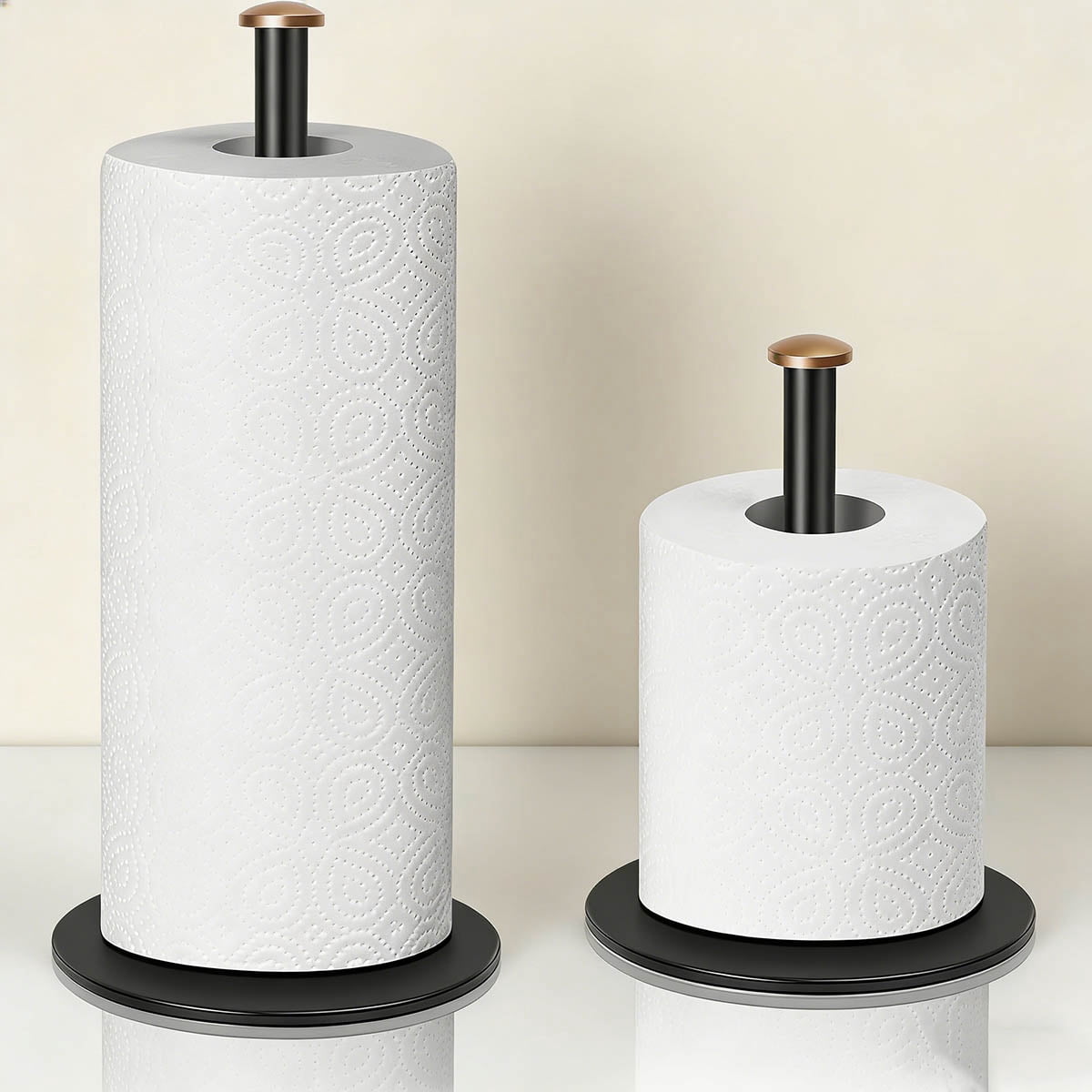 Matte Black Paper Towel Holder