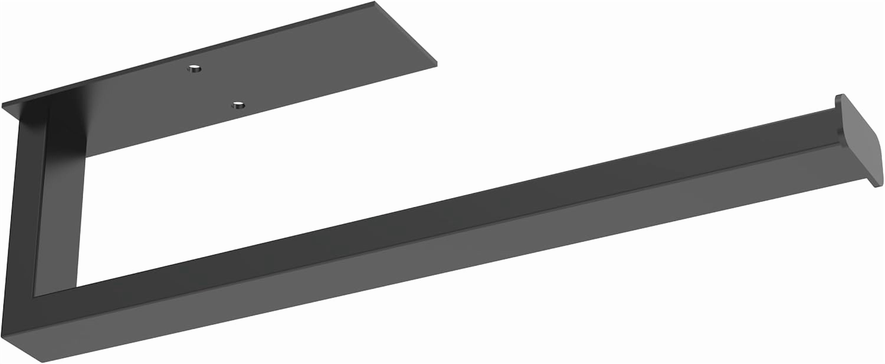 Paper Towel Holder, Black Paper Towel Holder Under Cabinet Wall Mount ...
