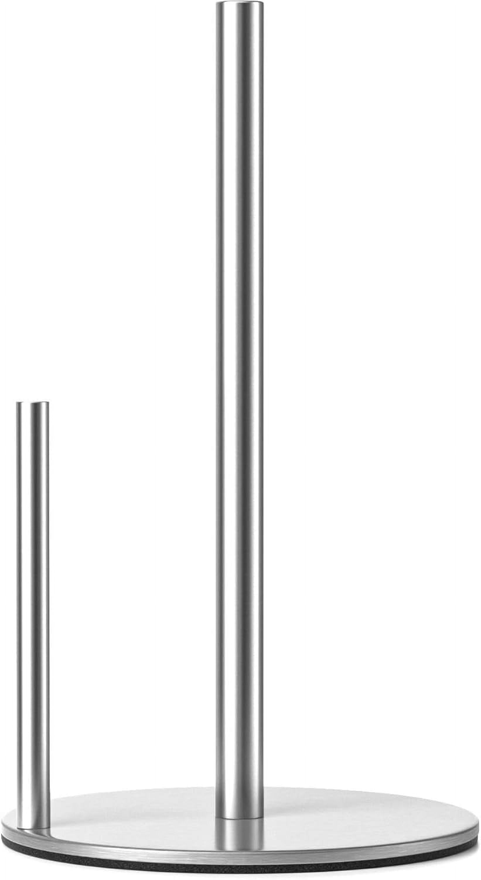 Paper Towel Holder Black, Premium Stainless Steel Kitchen Roll ...