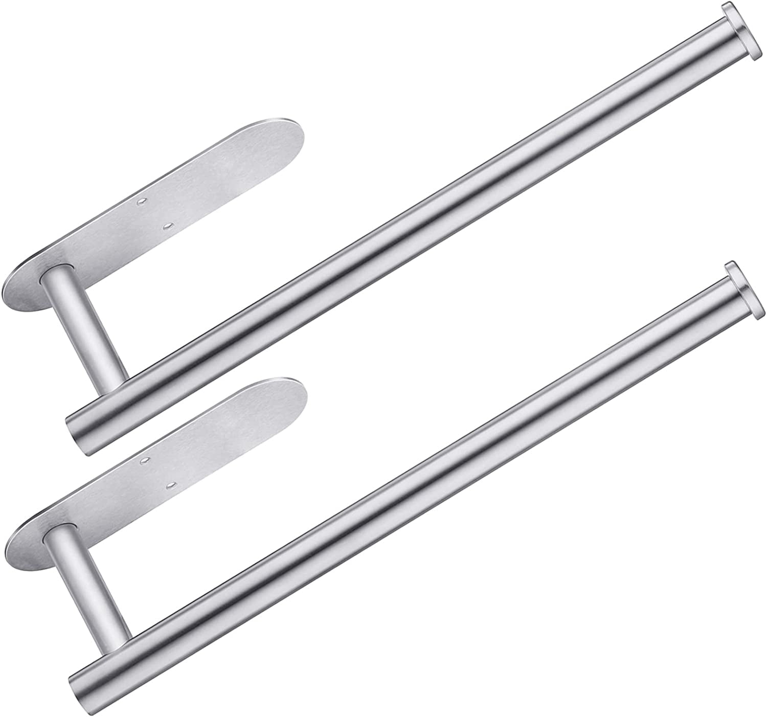 Paper Towel Holder Under Cabinet 2 Pack,Stainless Steel Paper Towel ...