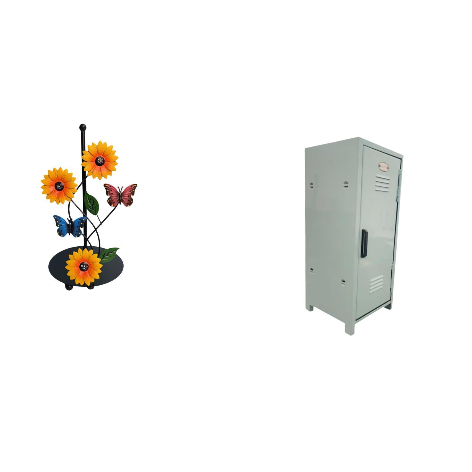 Paper Towel Holder Countertop Mini Locker Cabinet Metal Material Secure ...