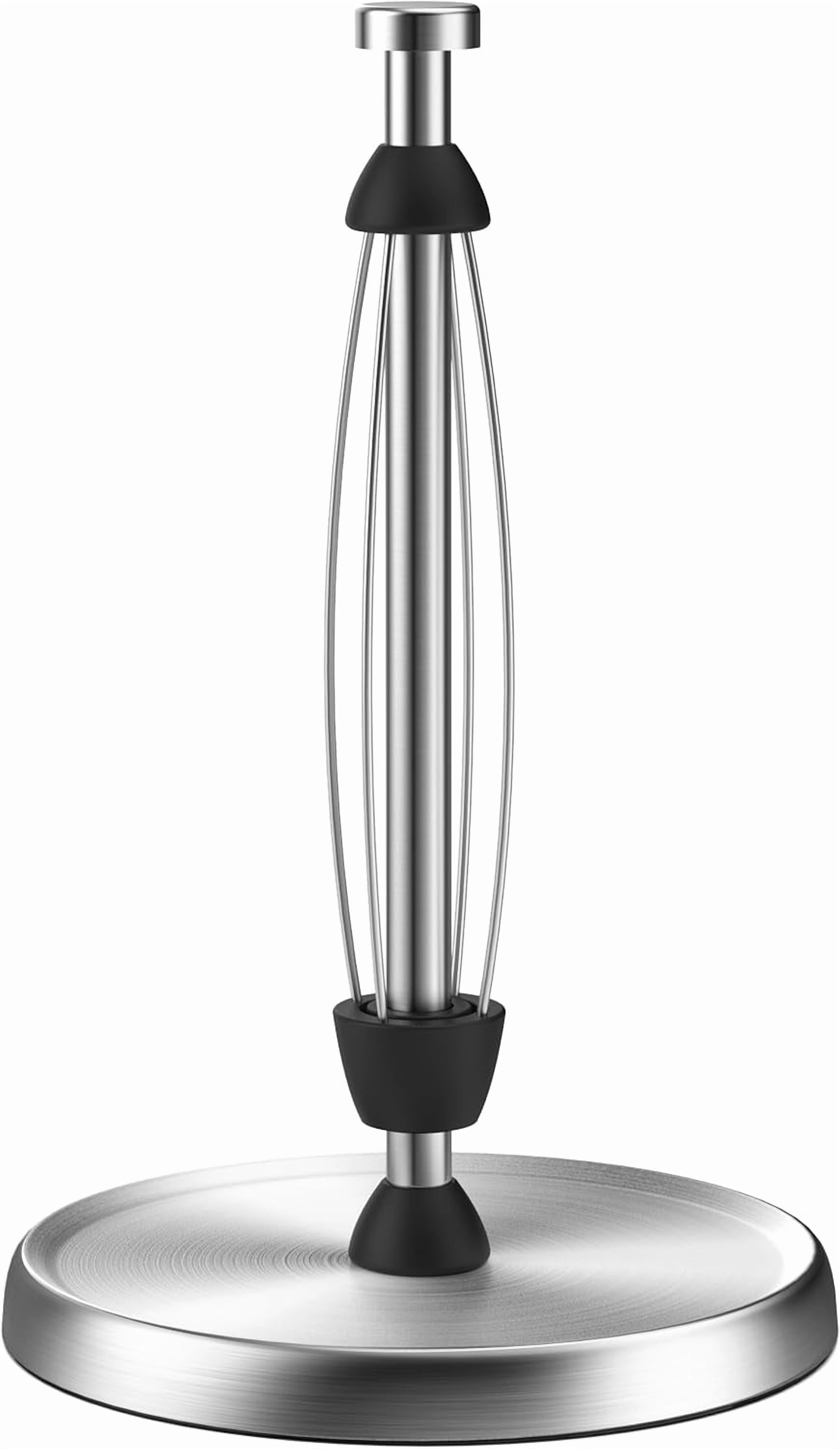 Paper Towel Holder Countertop, One-Handed Tear, Stainless Steel ...