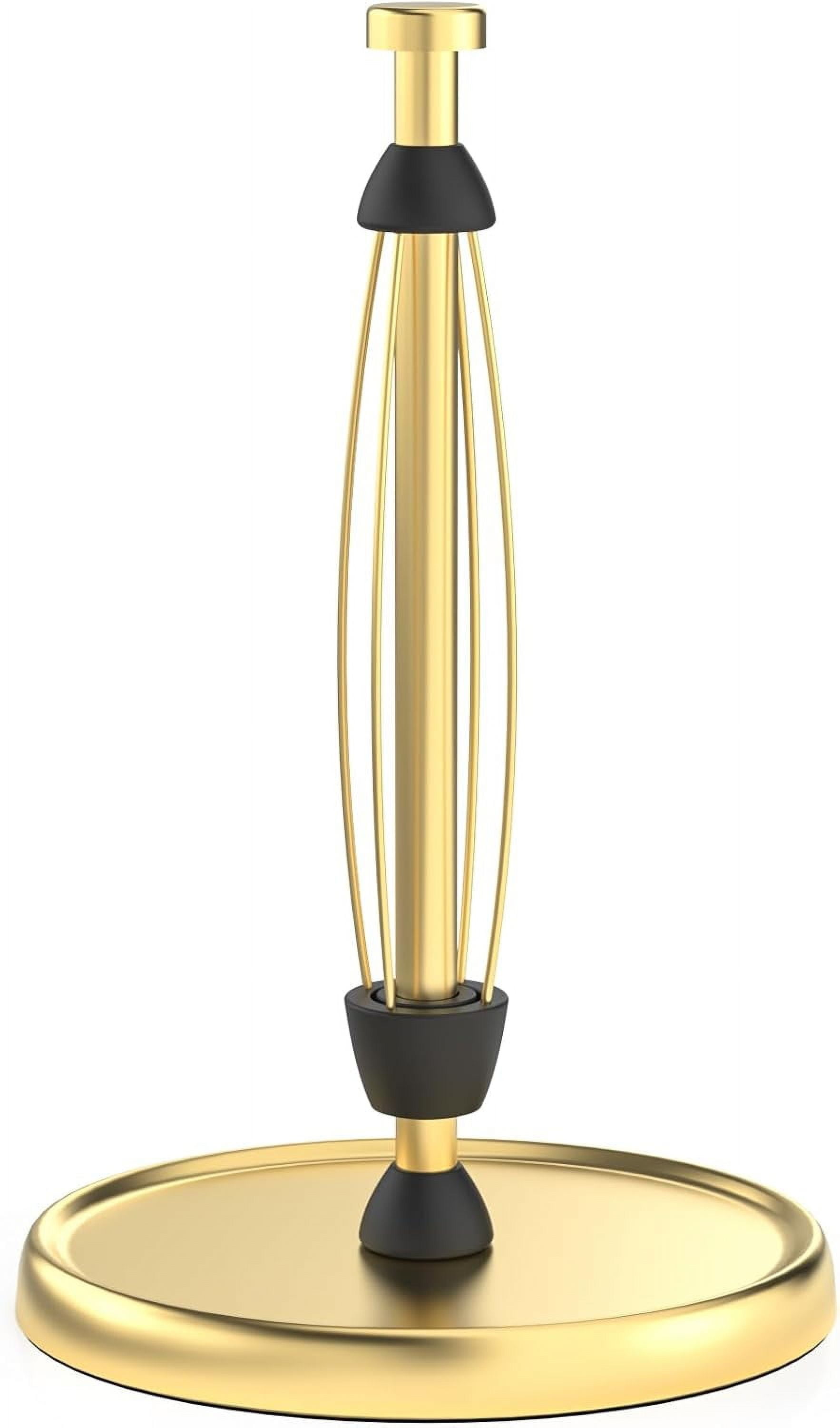 Paper Towel Holder Countertop, One-Handed Tear, Stainless Steel ...