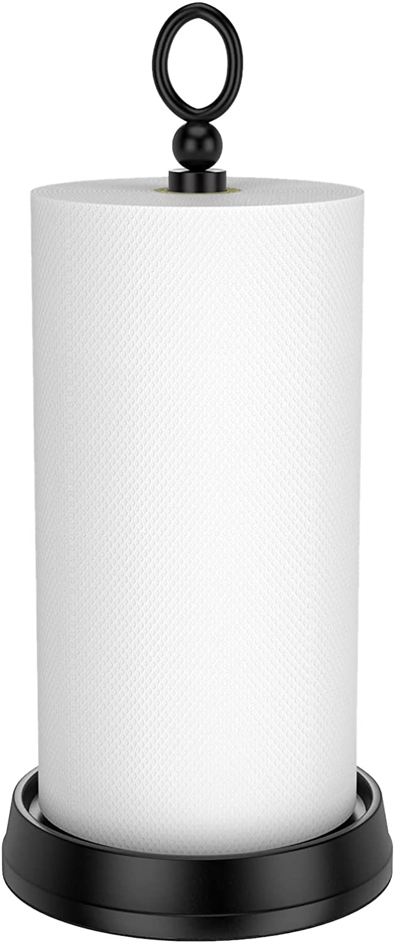 Paper Towel Holder (Heavy Weighted Base) Steel Paper Towel Holder ...