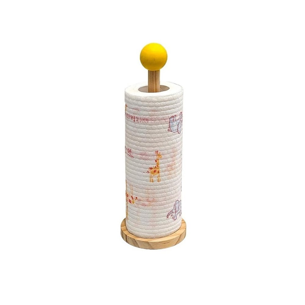 Paper Towel Holder Kitchen Roll Holder Paper Tower Stand Round Tissue ...