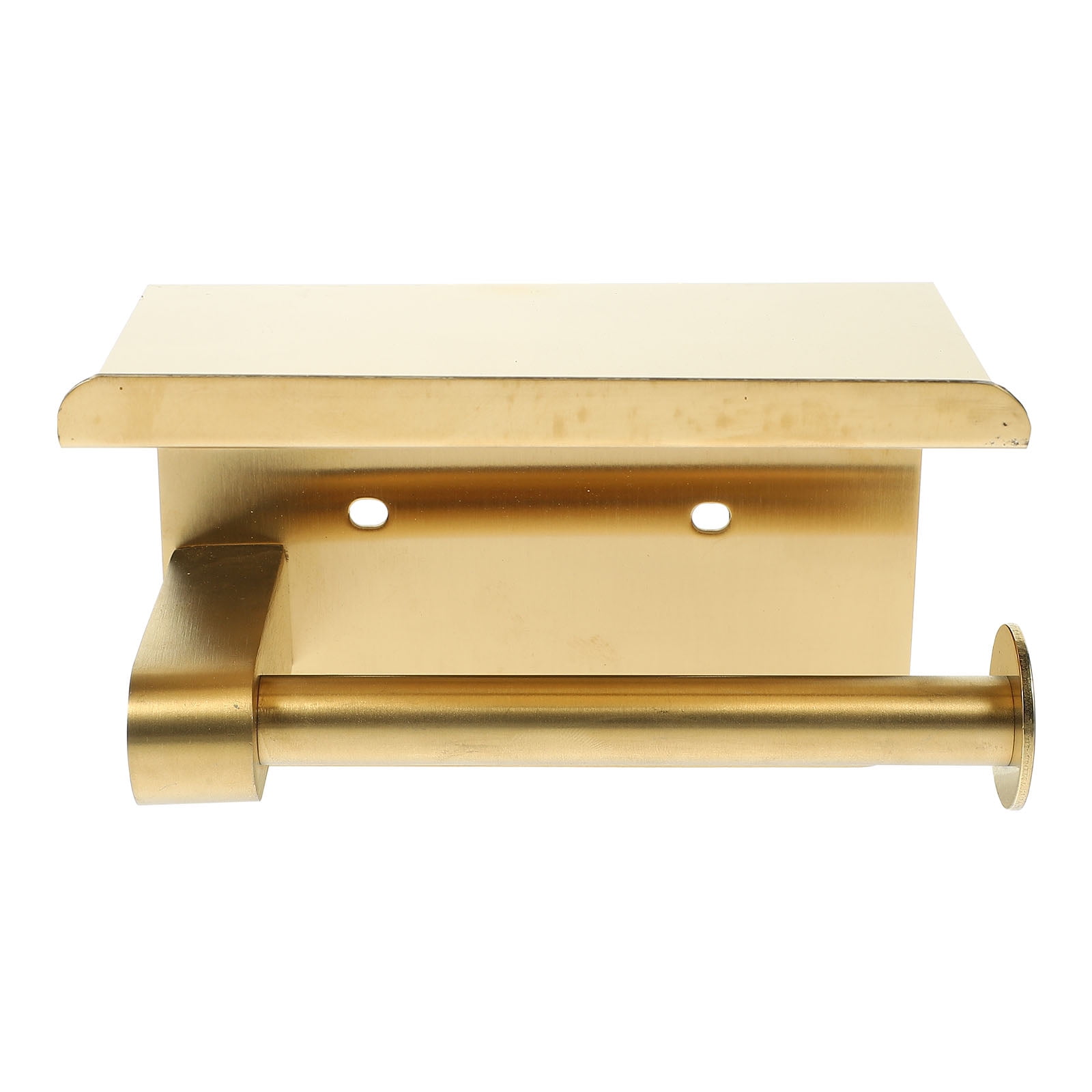 Paper Towel Holder Multi-use Toilet Rack Gold No Punching Multifunction ...