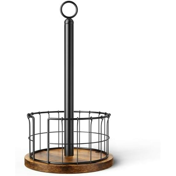 Paper Towel Holder Stand, Countertop Paper Towel Holder with Weighted ...