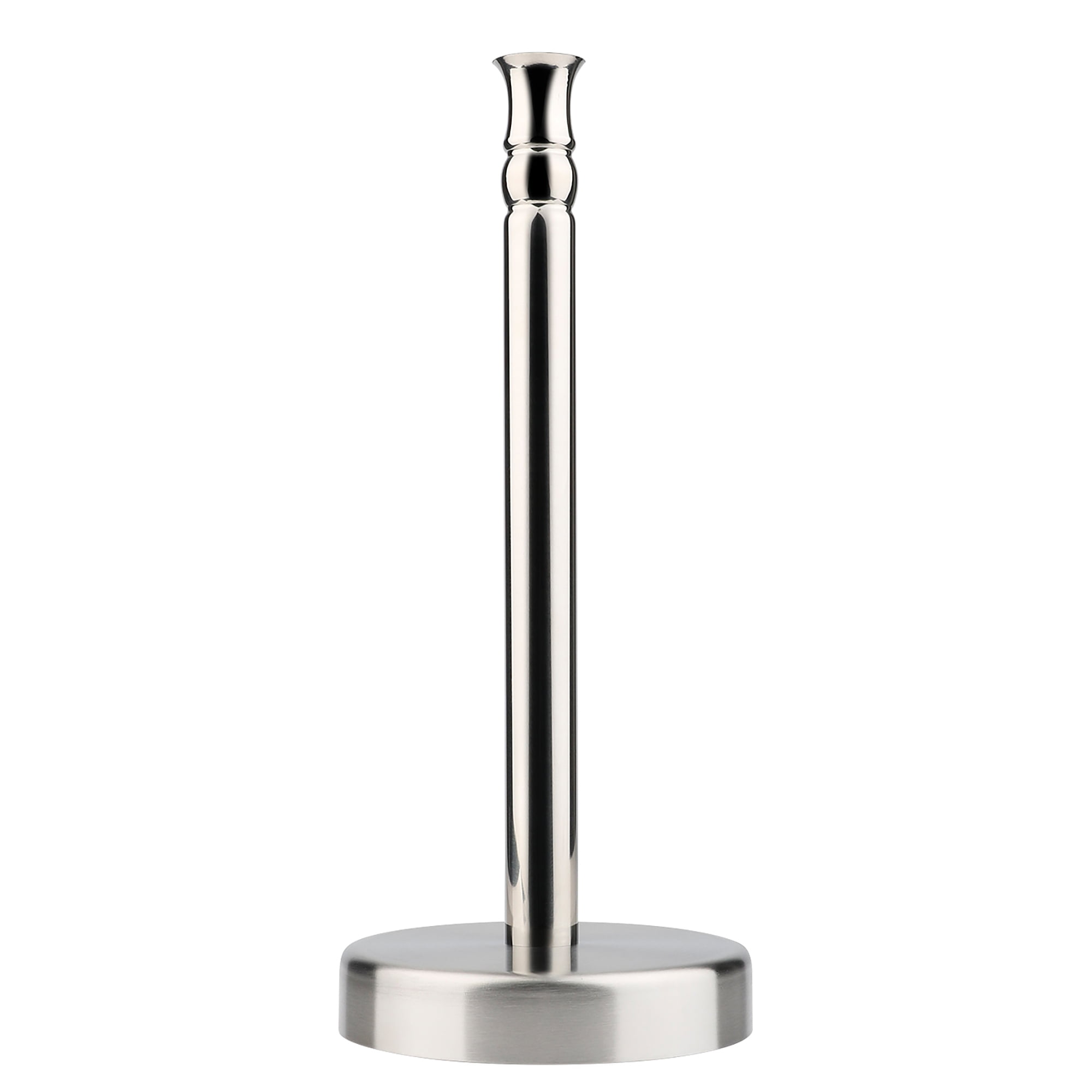 WeGuard Free Standing Paper Towel Holder, Brushed Nickel Stainless ...