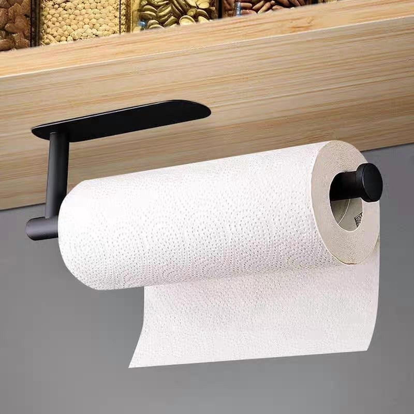 Paper Towel Holder Under Cabinet-1 Pack Self Adhesive or Drilling,Wall ...