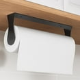 Paper Towel Holder Under Cabinet, Stainless , Wall Mount, Black Paper ...