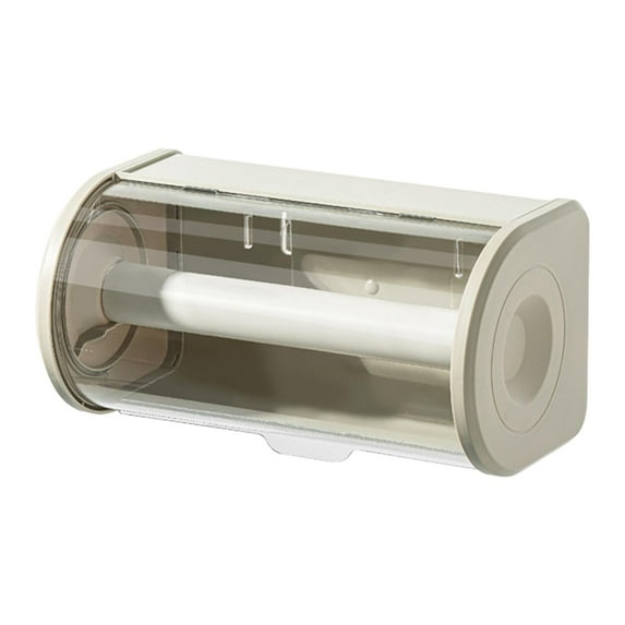 Paper Towel Holder Wall Mount Tissue Paper Dispenser Storage Shelf ABS ...