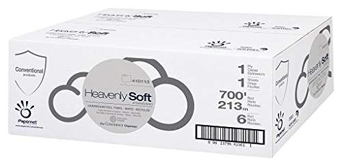 Paper Towels Hardwound Roll, Heavenly Soft Standard, White, Recycled ...