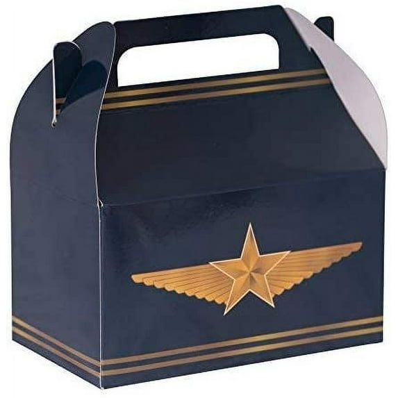 Paper Treat Boxes 20 Pack 6.25" X 3.75" X 3.5" Pilot Design - Walmart.com