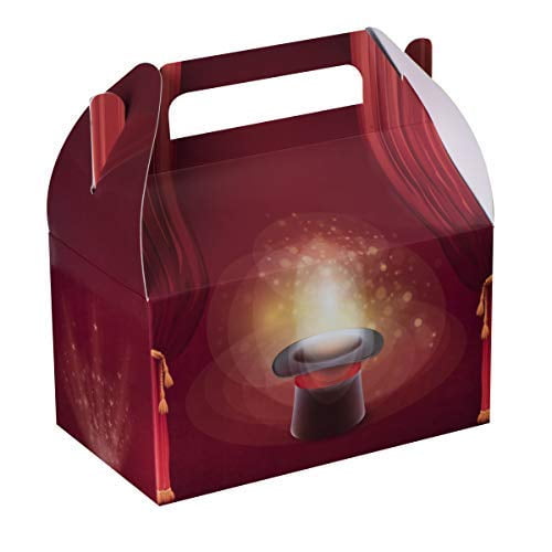 Paper Treat Boxes Magician 6.25" X 3.75" X 3.5" 20 Pack - Walmart.com