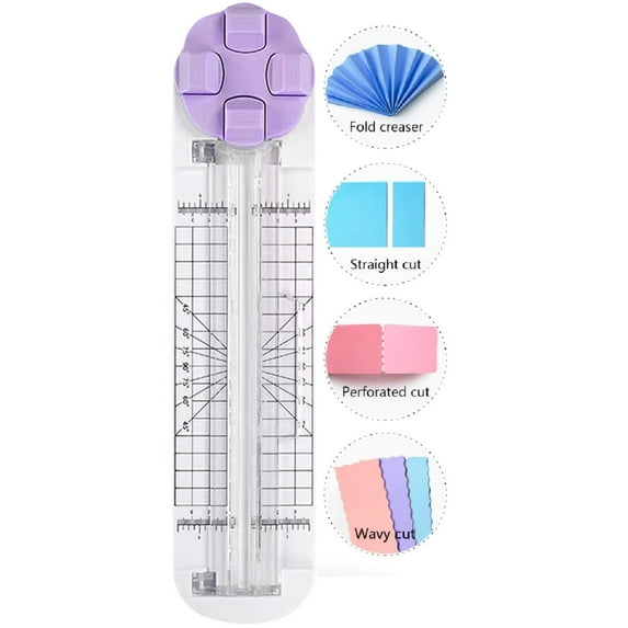Paper Trimmer Craft Paper Cutter: 4 Style Multi-Function Scrapbooking ...
