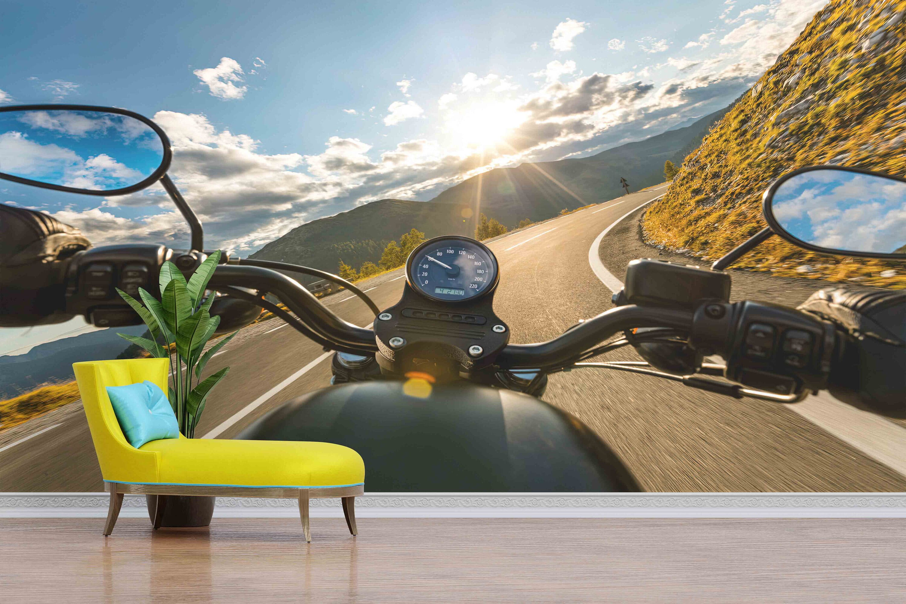 Paper Wall Art Custom Wallpaper, Wallpaper Wall Art, Sunset Wall Decor ...