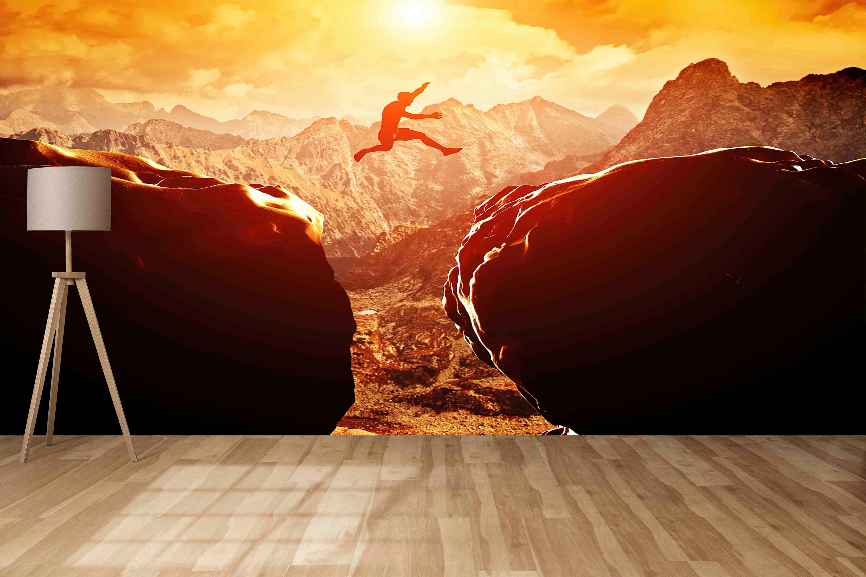 Paper Wall Art Positive Wallpaper 3d Wallpaper Custom Wallpaper