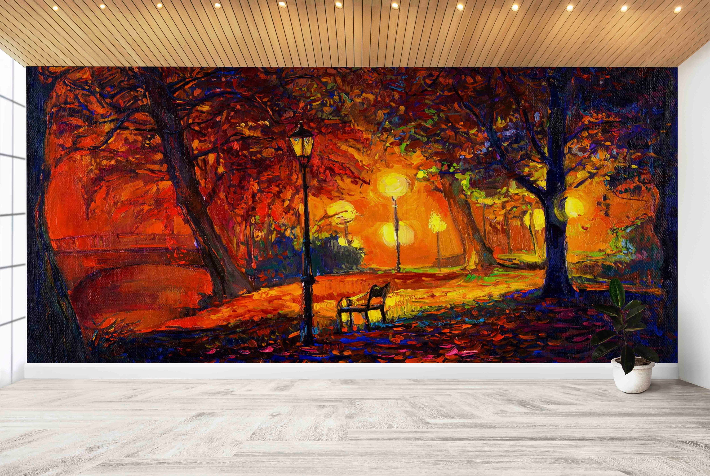 Paper Wall Art Wallpaper Wall Art, Modern Wallpaper, Oil Painting Print ...