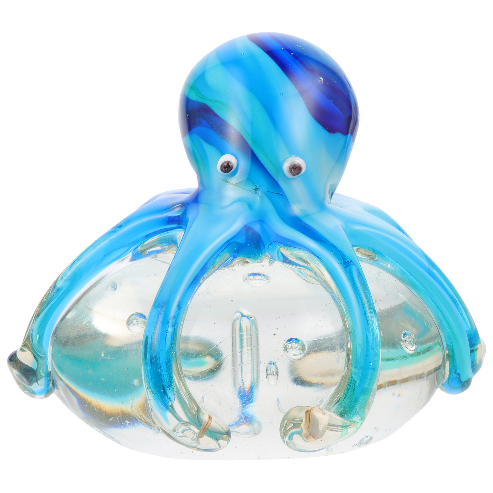 Paper Weights Decorative, Glass Octopus Figurine Sea Animal Paperweight ...