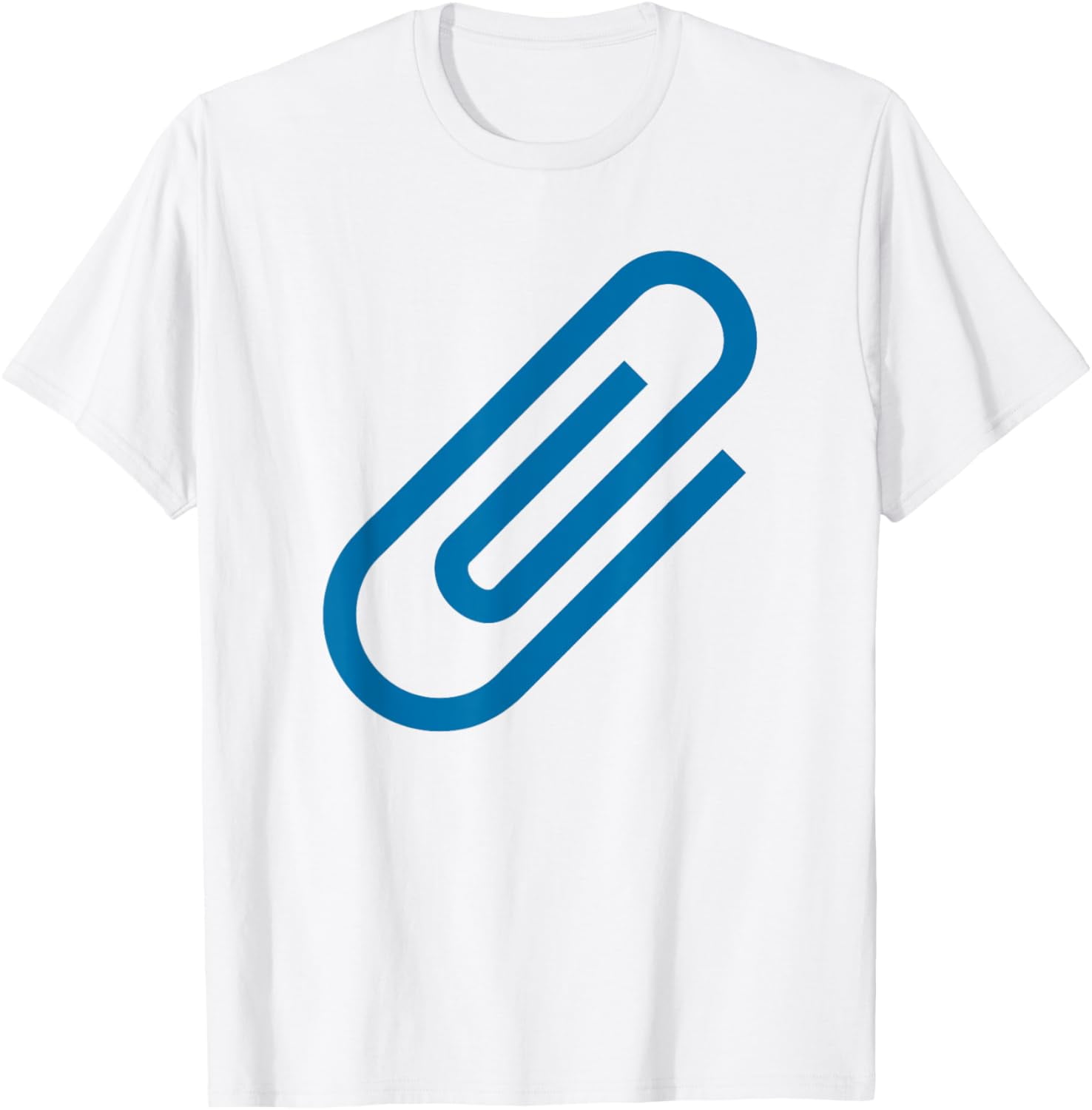 Paper clip Clippy Costume T-Shirt men and women can wear, black, white ...