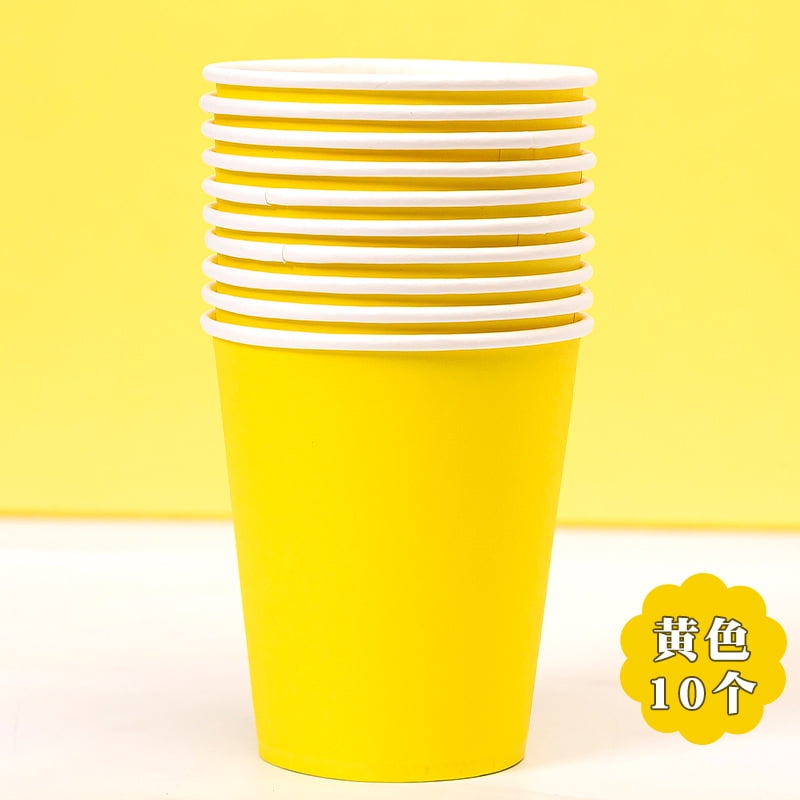 Paper cup DIY disposable paper cup, thickened color paper cup ...