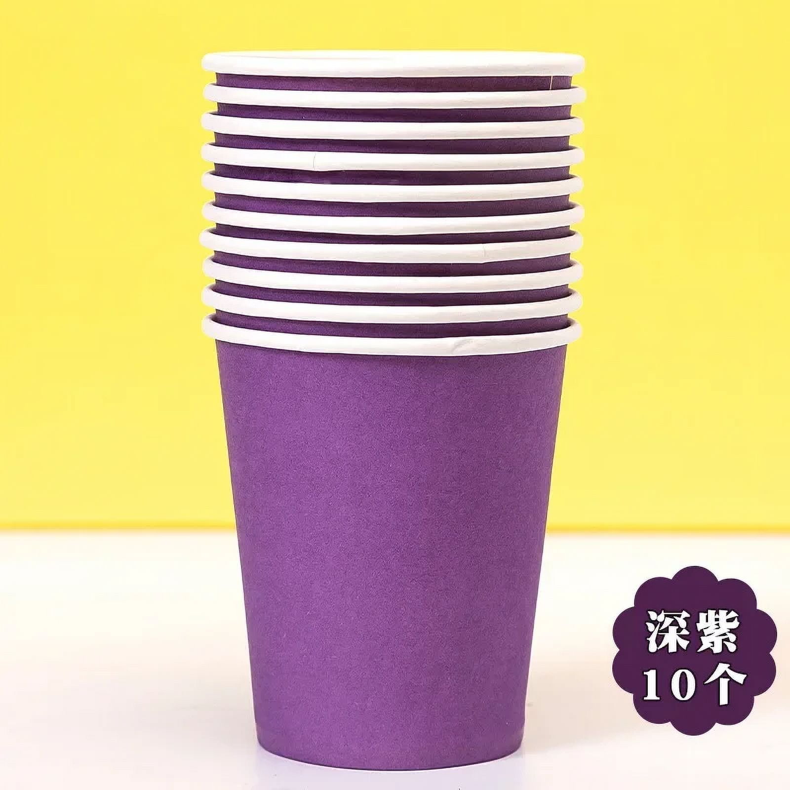 Paper cup DIY disposable paper cup, thickened color paper cup ...