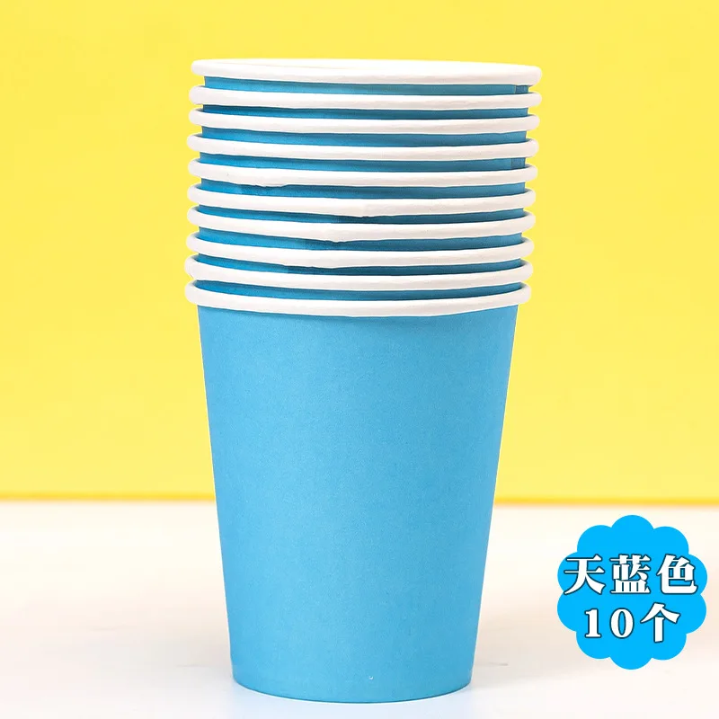 Paper cup DIY disposable paper cup, thickened color paper cup ...