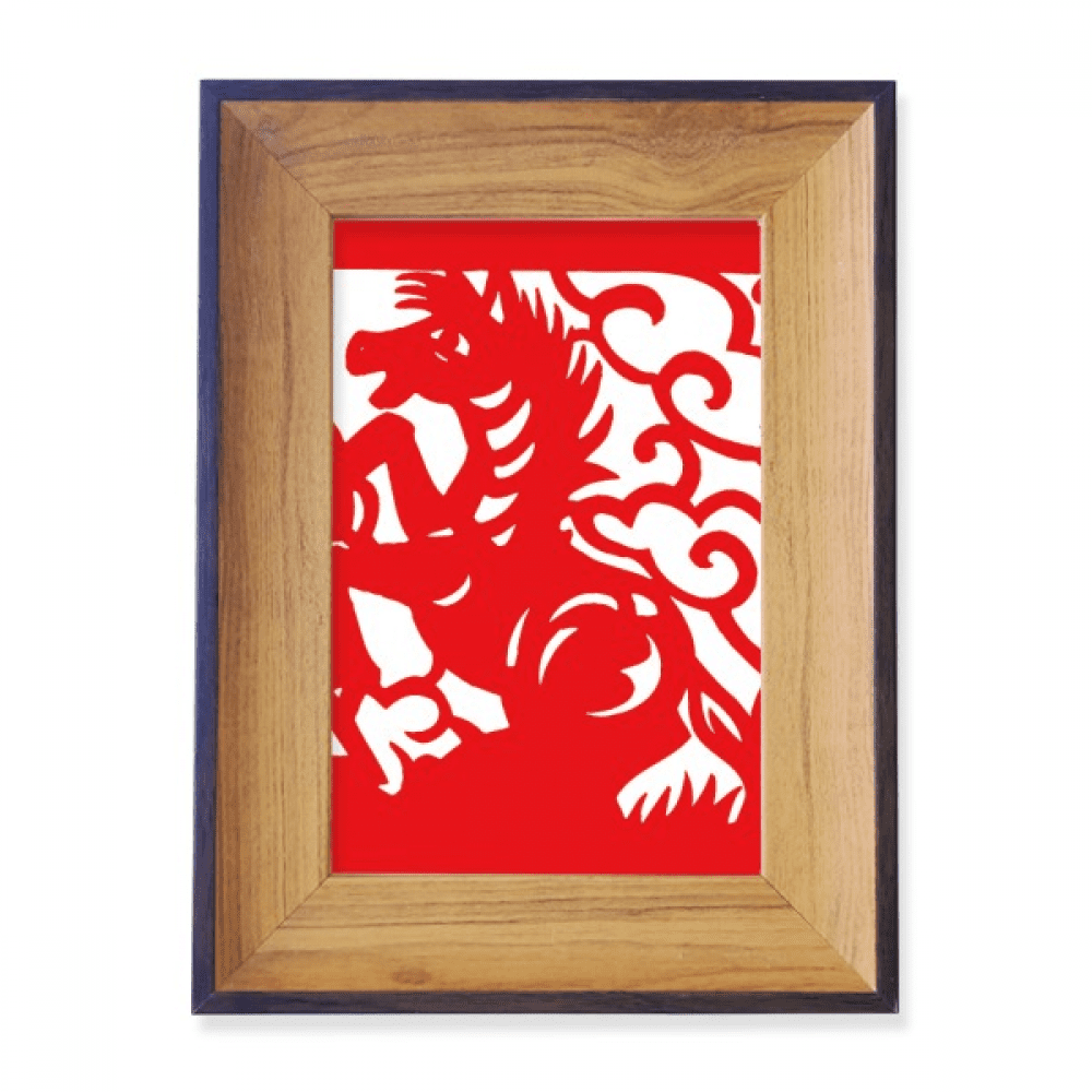 Paper-cut Horse Animal China Zodiac Photo Frame Exhibition Display Art ...