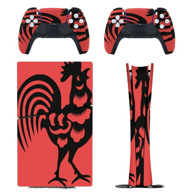 Paper-cut, Rooster PS5/PS5 Slim Digital Disc Skin Sticker For Console ...