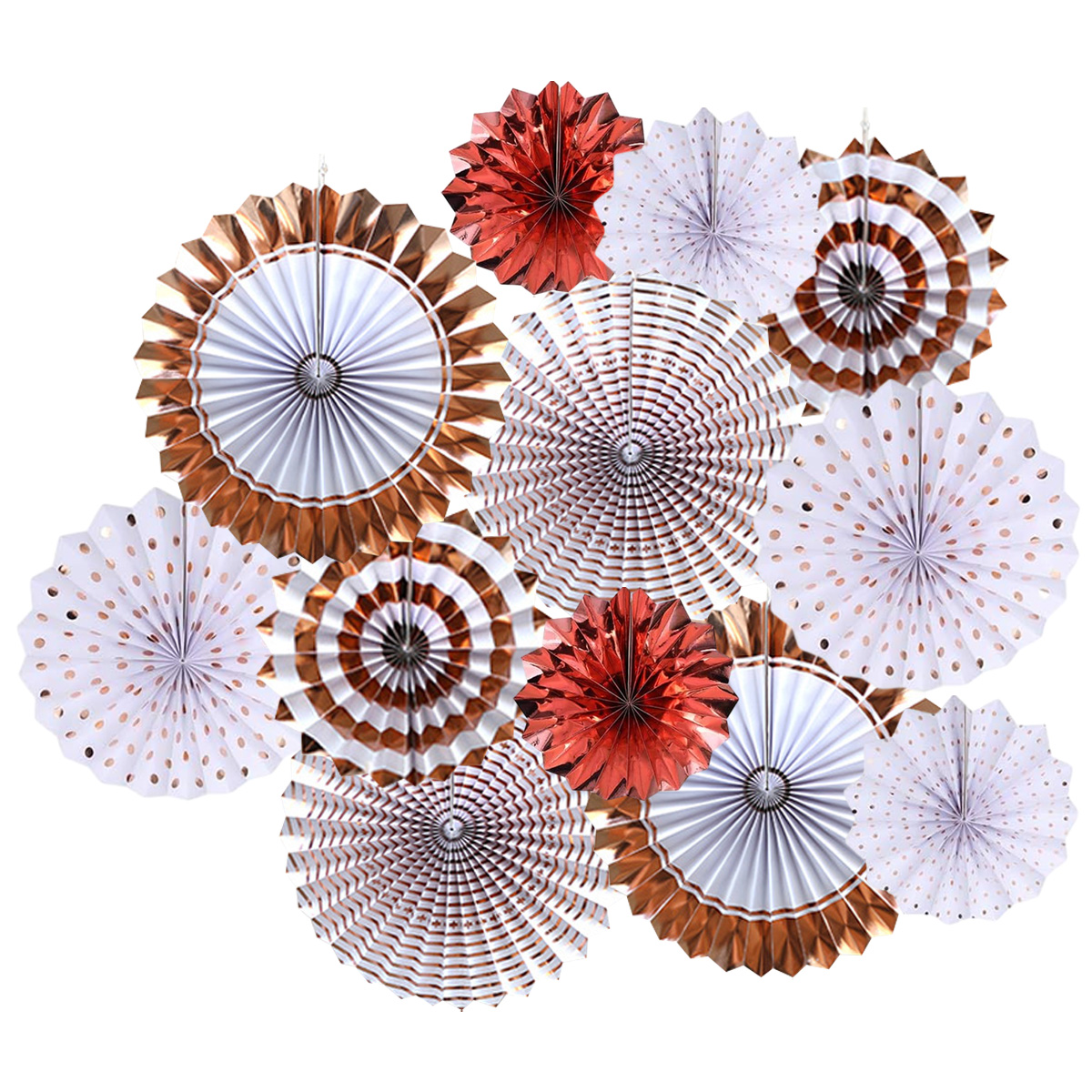Paper fan hanging paper fan flower set, Mexican carnival children's ...