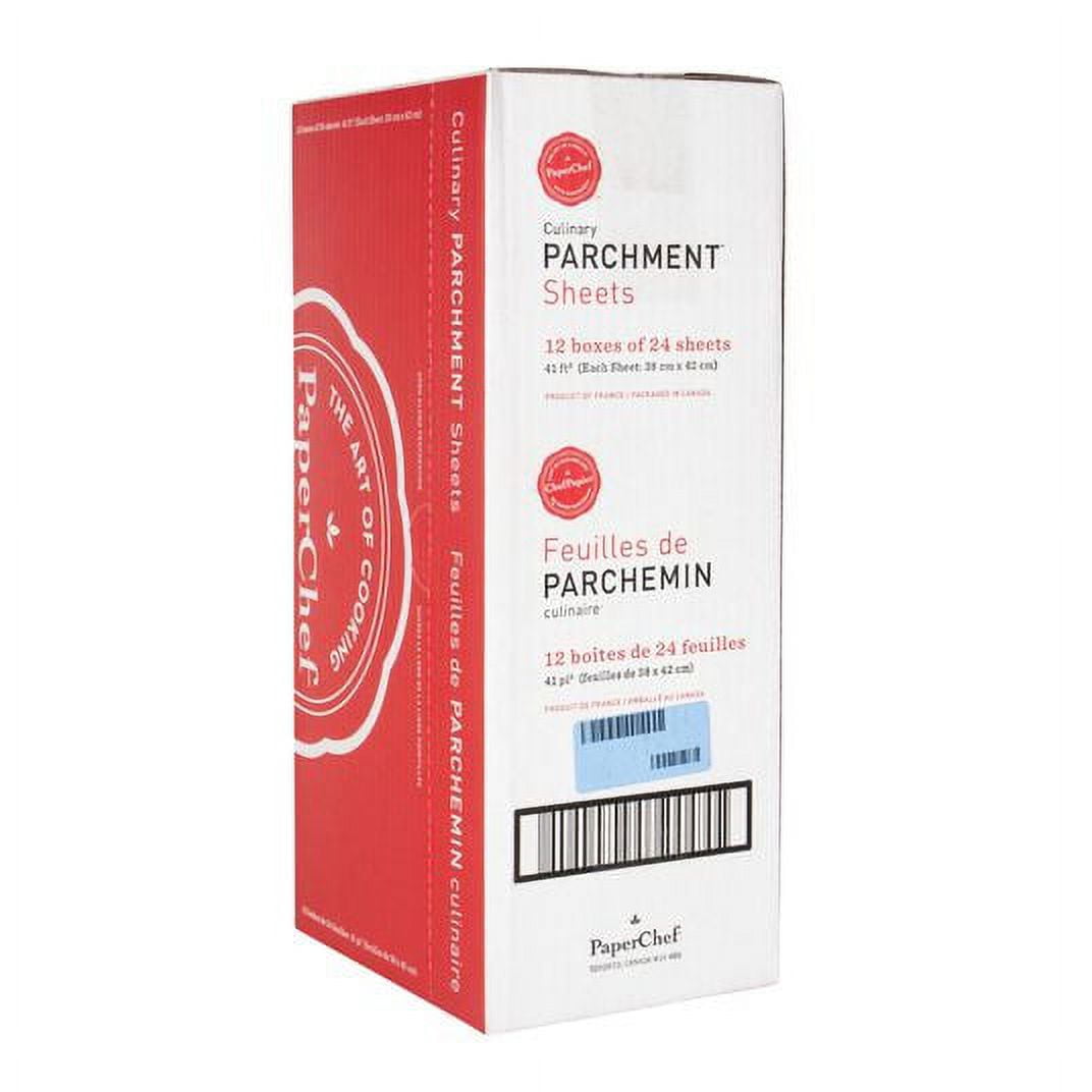 PaperChef Parchment Paper, Pre-Cut Sheets-12 x 24 sheets - Walmart.com