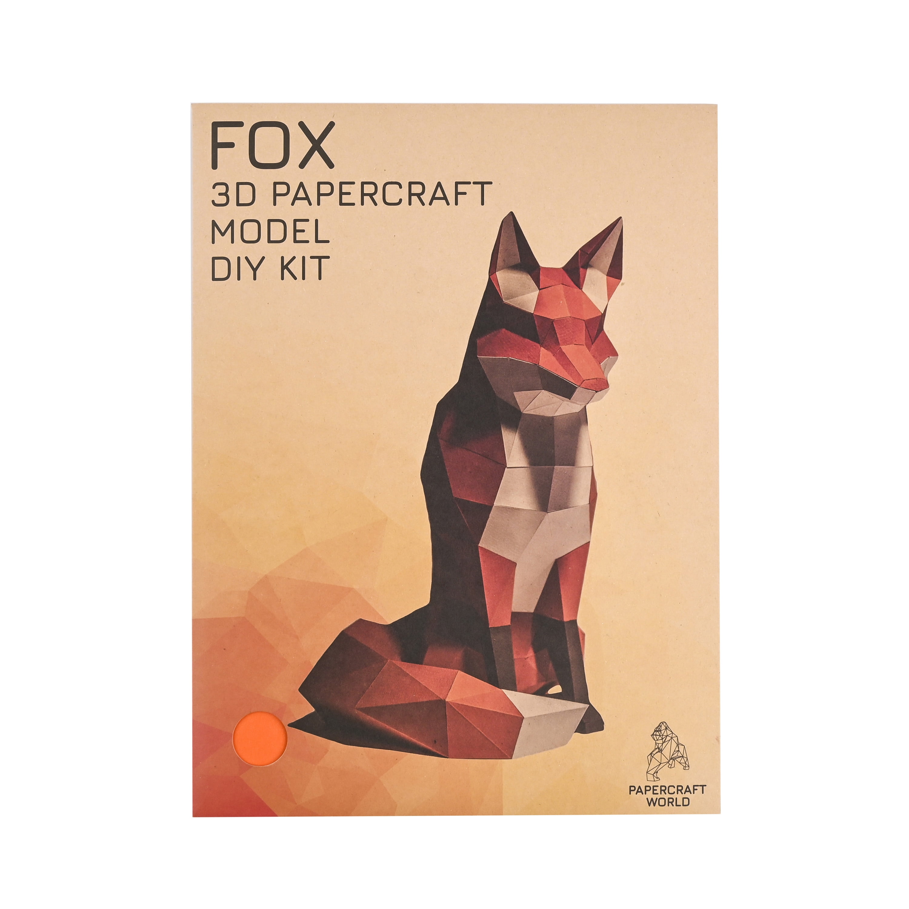 PaperCraft World 3D PaperCraft Model DIY Kit, Fox Model - Walmart.com