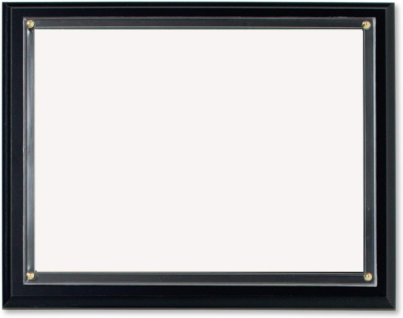 PaperDirect Black Wood Slide in Plaque, 11 1/4 inches x 13 3/4 inches ...