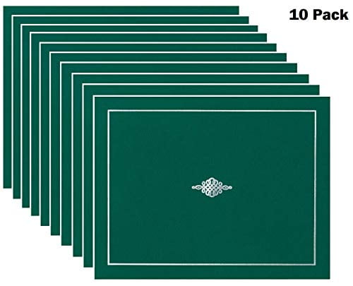 PaperDirect Certificate Jacket With Silver Foil Crest, 9-½ x 12 Inch ...