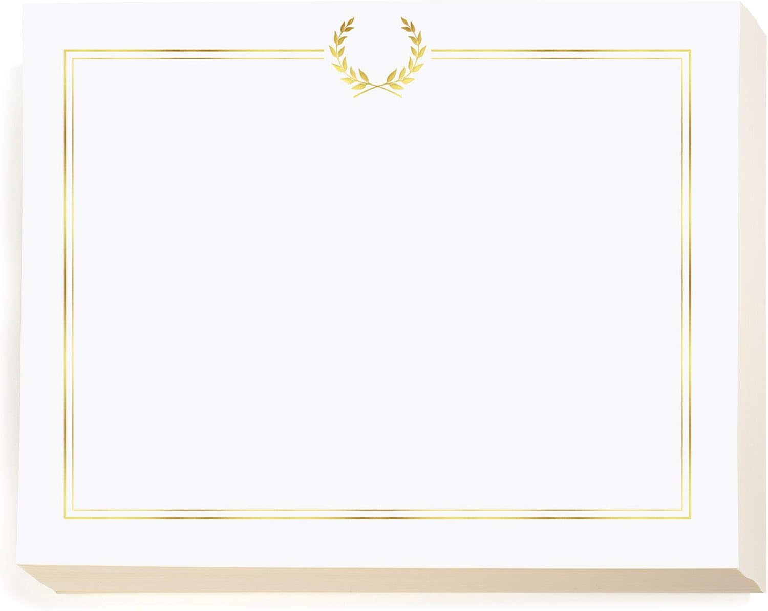 PaperDirect Laurel Leaves Specialty Certificates, Gold Foil Border 8 1/ ...
