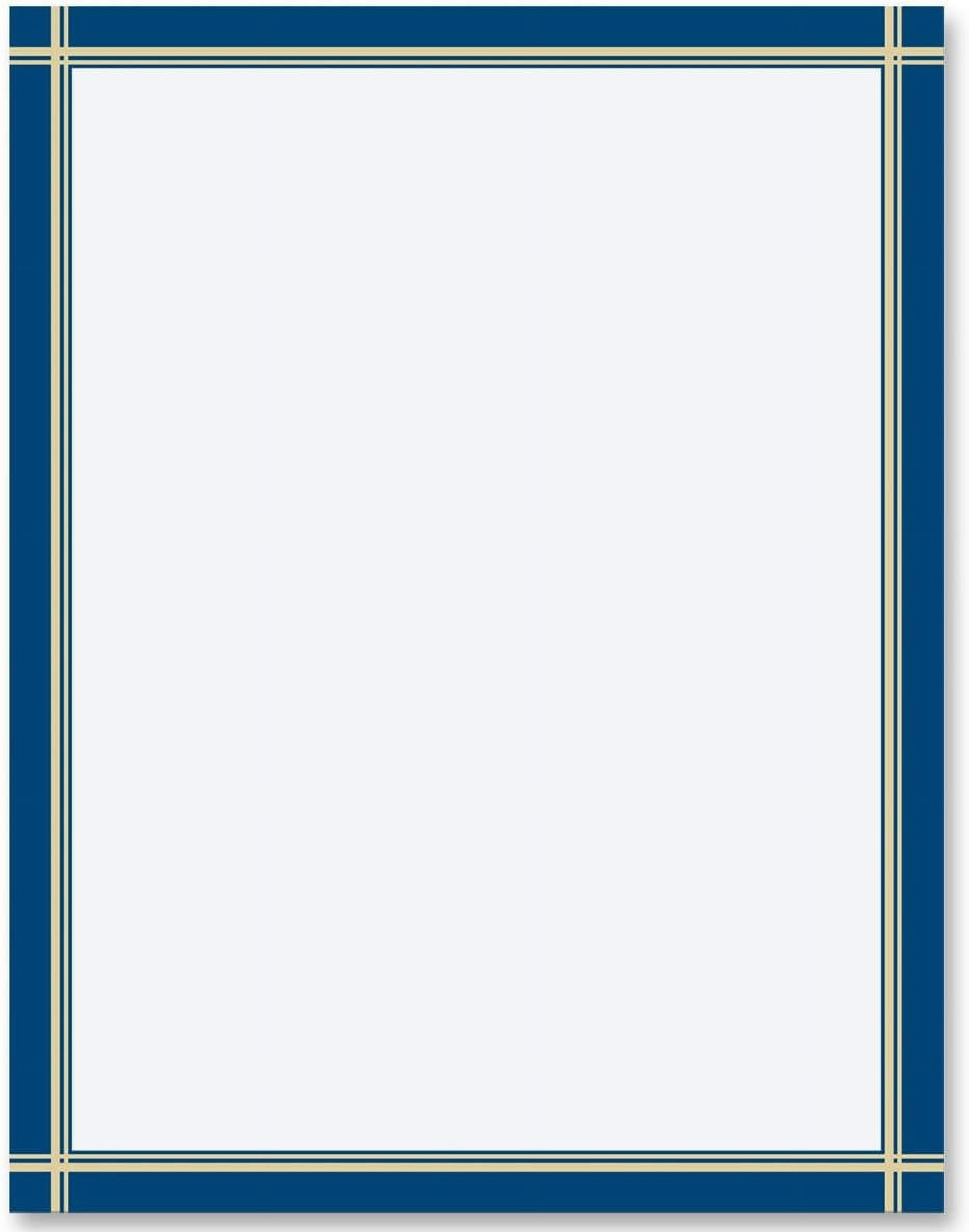 PaperDirect Regal Blue Opulence Stationery, Letters, Cards, Invites ...