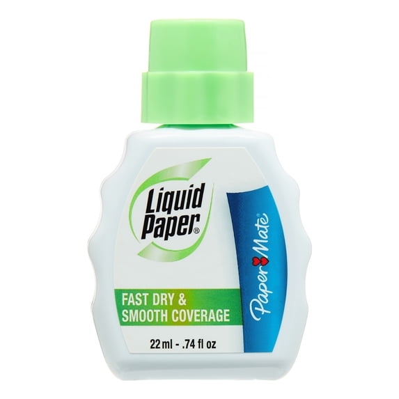 PaperMate Ink Pen Correction Fluid, Fast Dry & Smooth Coverage in Spill ...