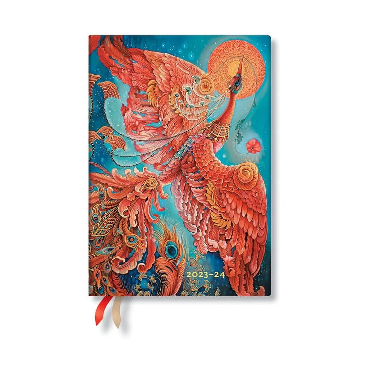 Paperblanks | 2024 Firebird | Birds of Happiness | 18-Month Flexi ...
