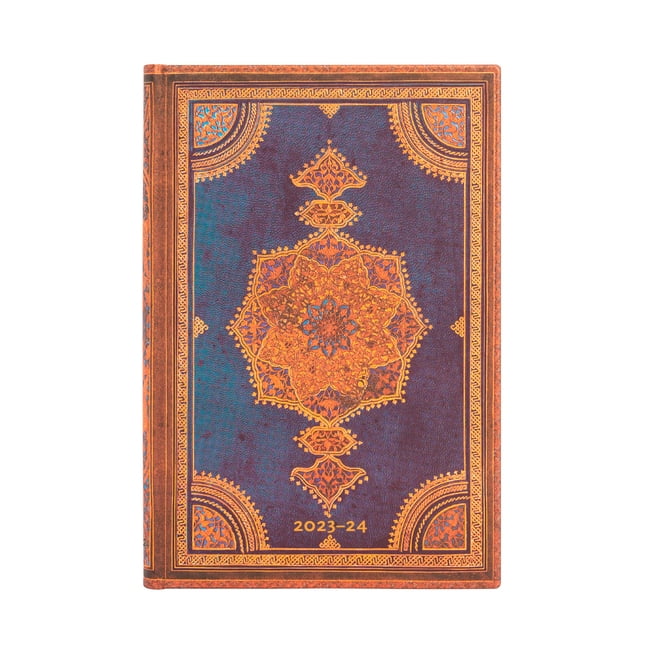 Paperblanks | 2024 Safavid Indigo | Safavid Binding Art | 18-Month ...