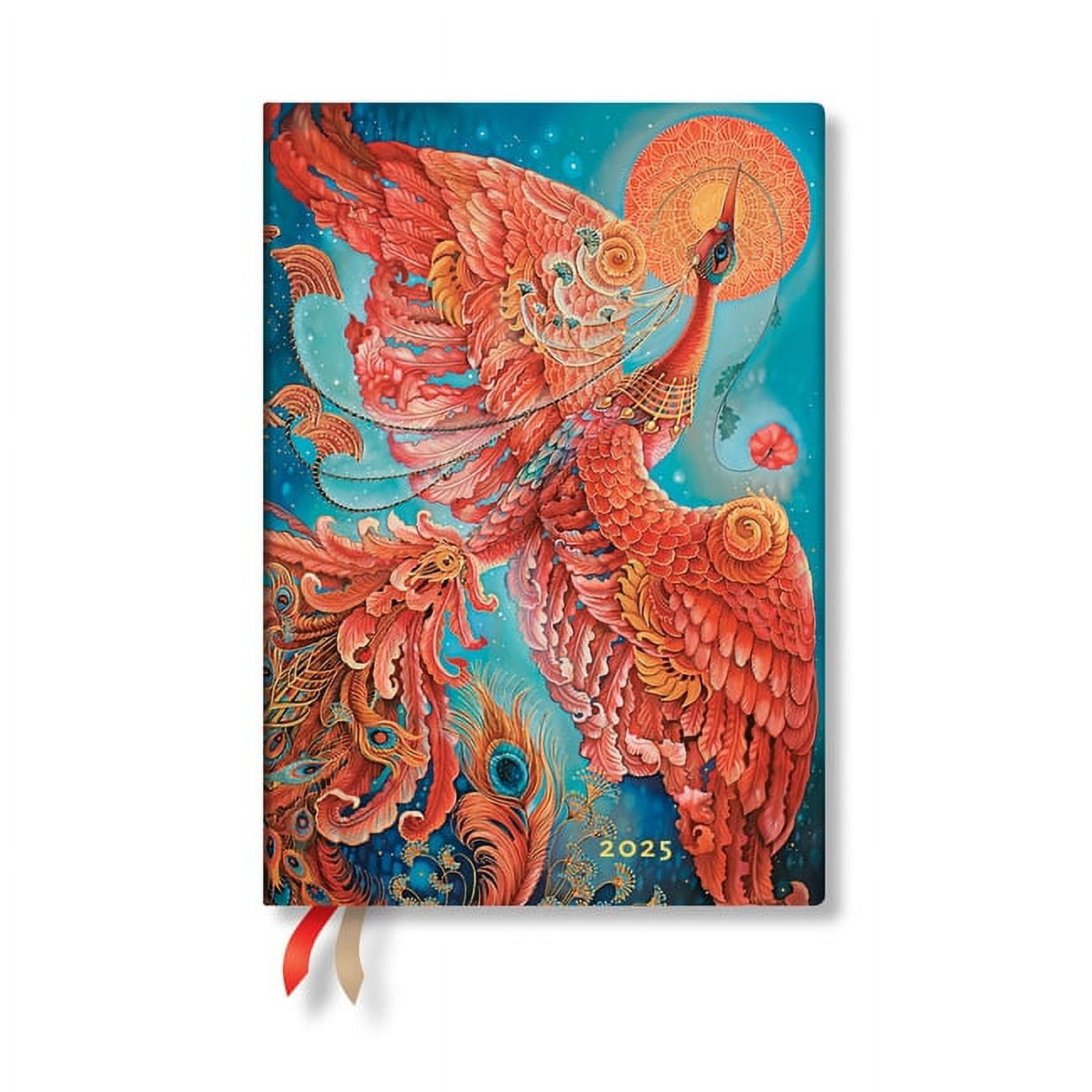 Paperblanks 2025 Daily Planner Firebird Birds of Happiness 12-Month ...