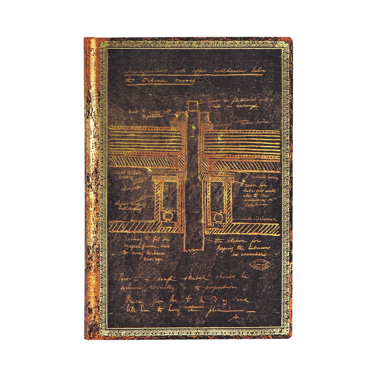 Paperblanks | Tesla, Sketch of a Turbine | Embellished Manuscripts ...