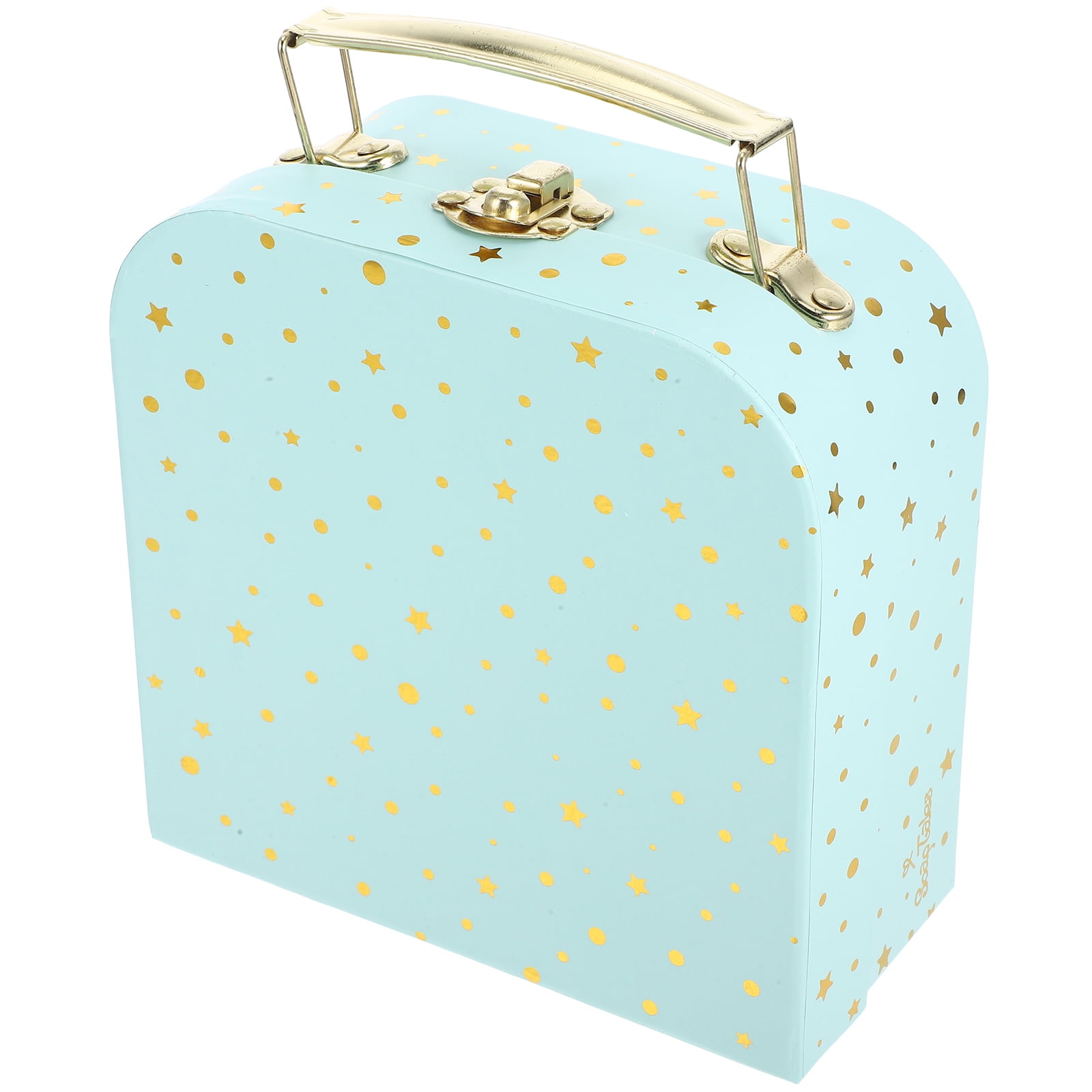 Paperboard Suitcase Multi-Functional Decorative Storage Box with Handle ...