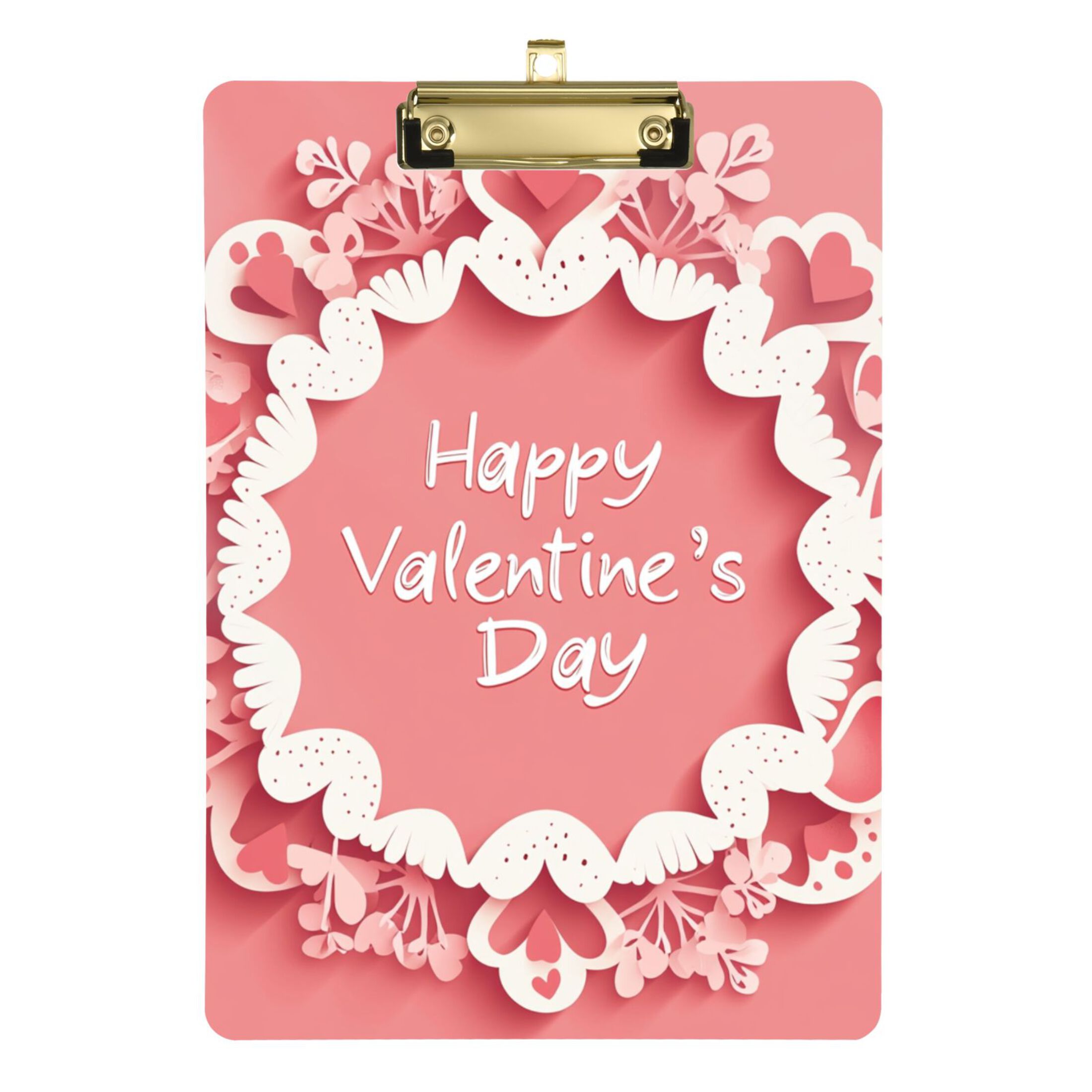 Papercut Happy Valentine's Day Acrylic Clipboard Drawing Board ...