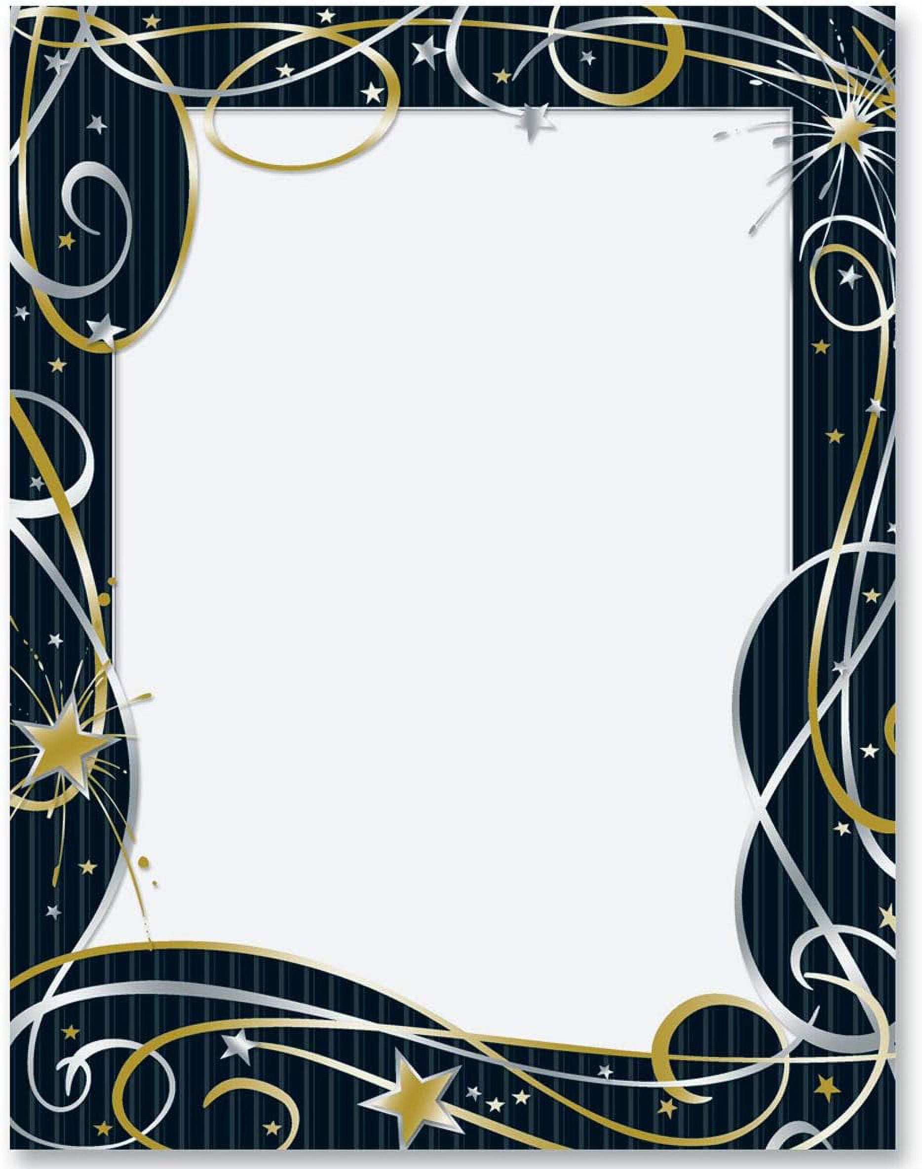 Paperdirect After Midnight Birthday Holiday Party Theme Stationery ...